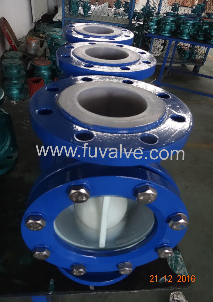 PFA Lined Sight-Glass Ball Check Valve - FUVALVE ENGINEER TEAM