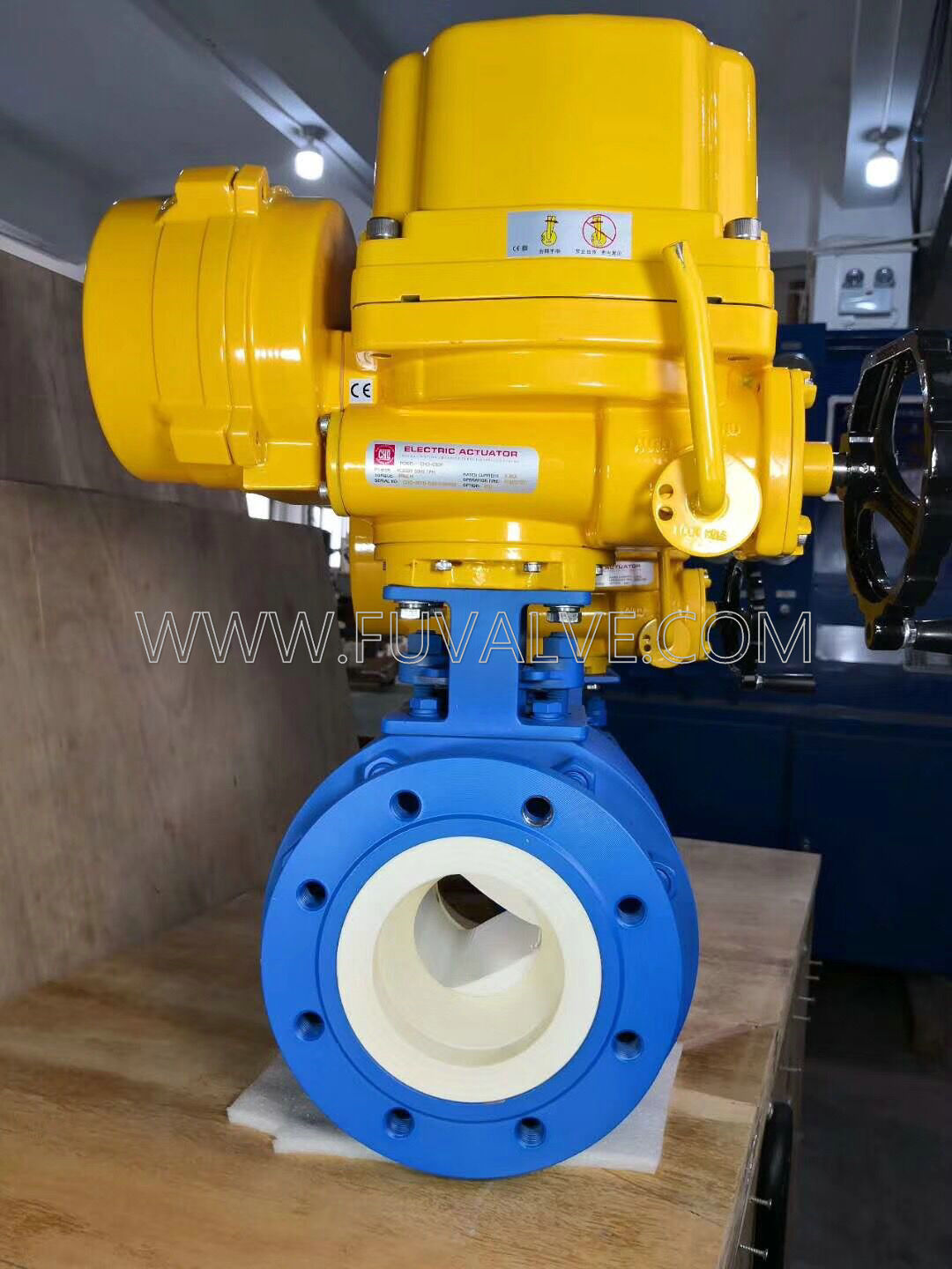 High-quality ceramic lined V-port ball valve - FUVALVE ENGINEER TEAM