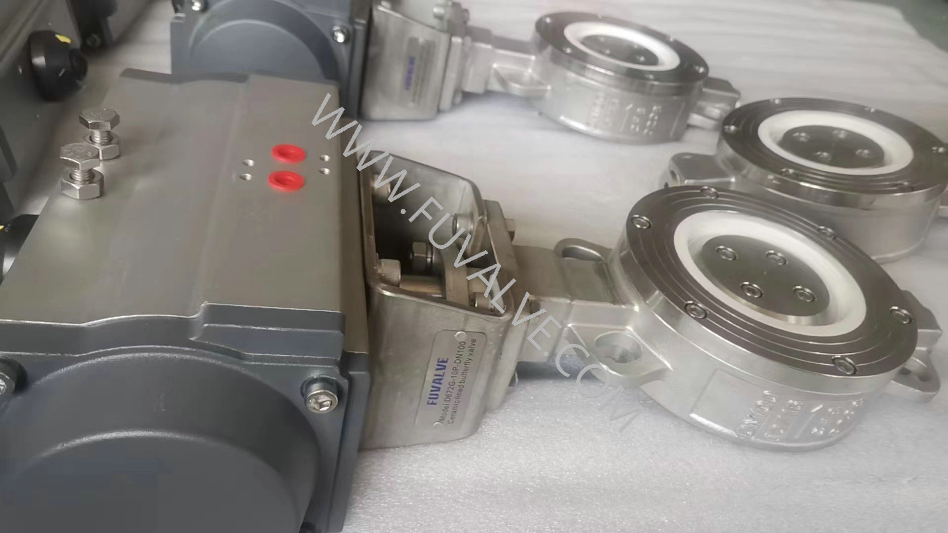 Pneumatic abrasion-resistant butterfly valve - FUVALVE ENGINEER TEAM