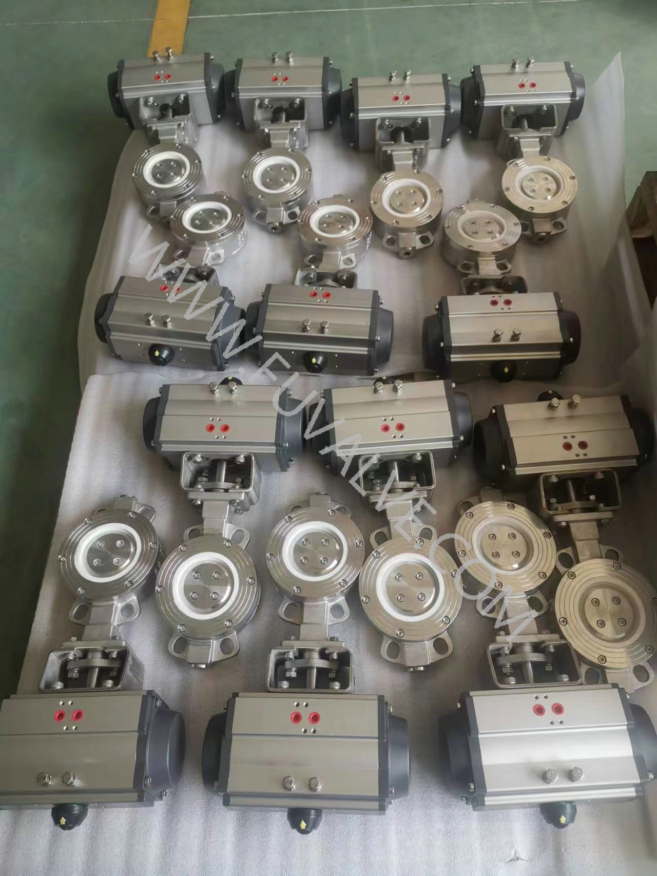 Pneumatic abrasion-resistant butterfly valve - FUVALVE ENGINEER TEAM