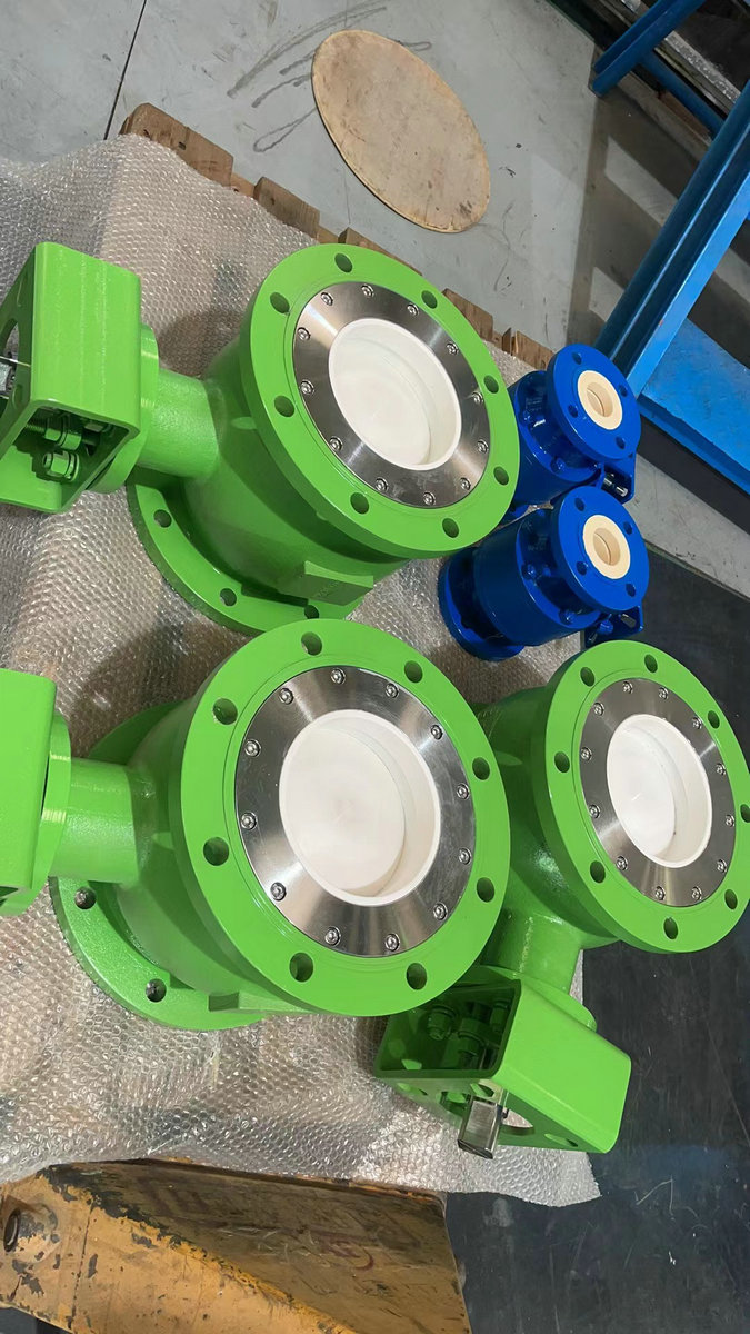 Ceramic lined C-type ball valve delivered to France user - FUVALVE ...