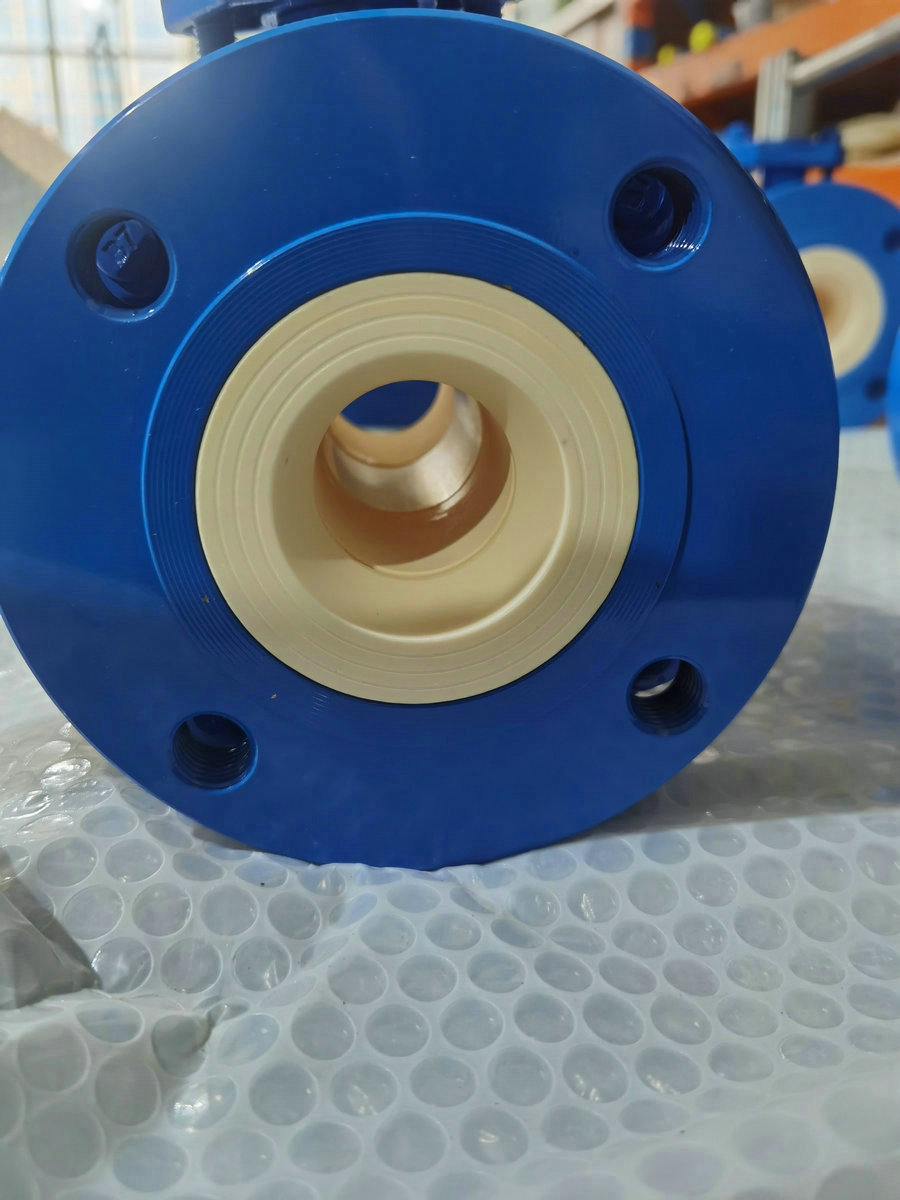 2” ceramic ball valve with 150 # flanges delivered to user in the USA ...