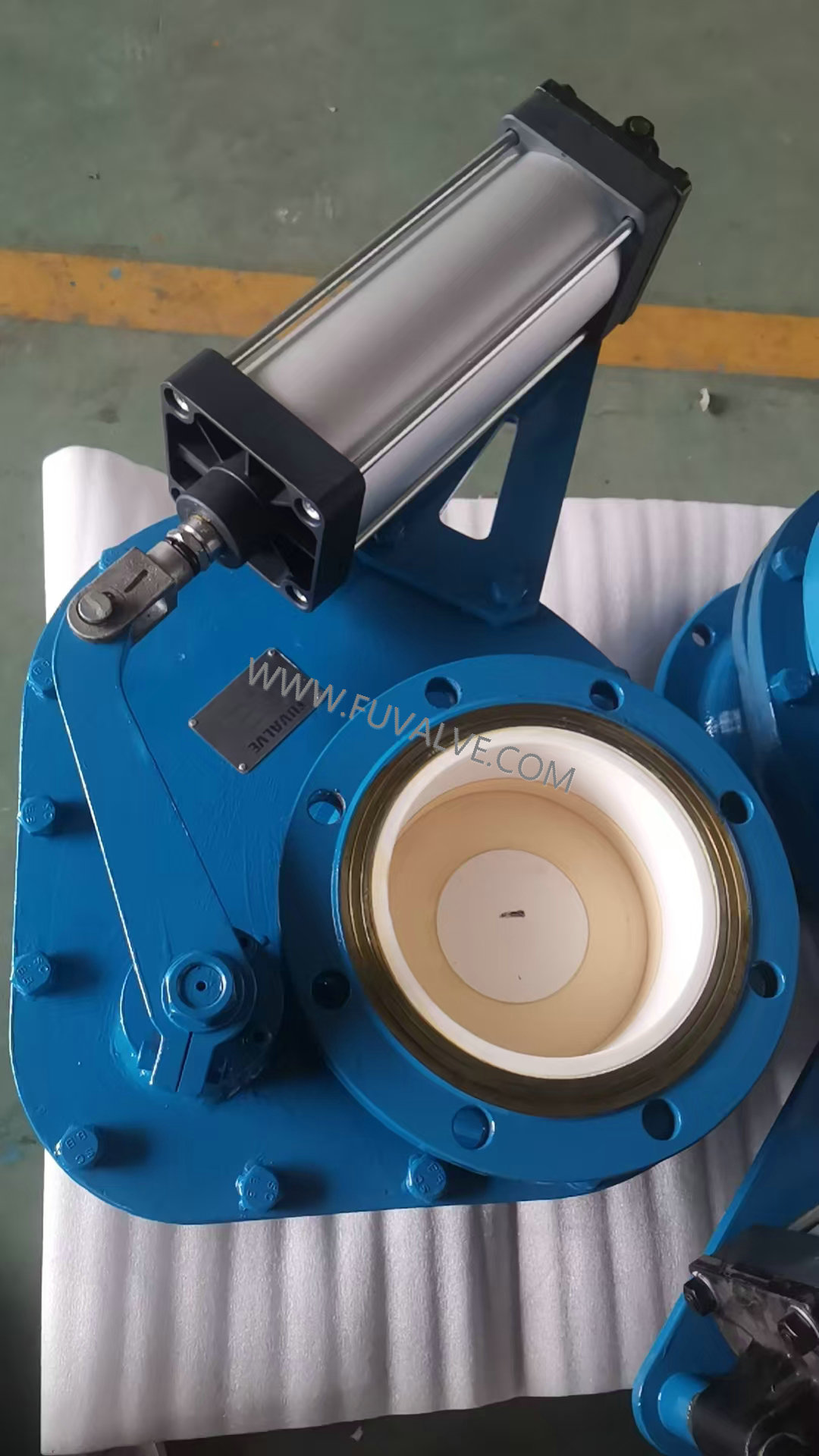 Pneumatic ceramic swing disc feeding valve BZ643/ZKJ - FUVALVE ENGINEER ...